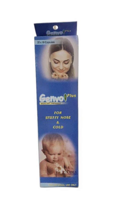 Genvo Plus Inhalant Capsules At ₹ 420 Box Vapour Capsule In Indore