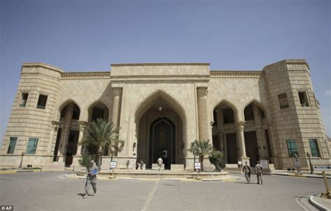 U S Army Vacating Saddam Husseins 75 Glittering Palaces Full Of