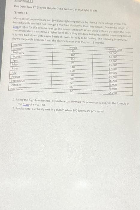 Solved Assignment 2 Due Date Nov 2nd Covers Chapter 7 8 9