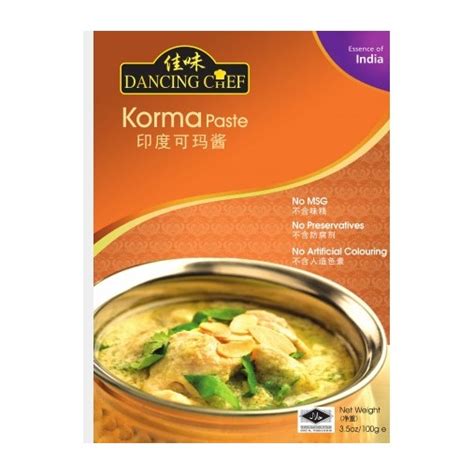 Buy Dancing Chef Paste 100g Korma Suzyameer Online