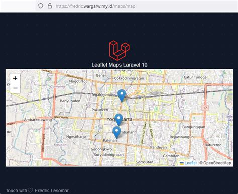 Cara Membuat Map Di Laravel Melalui Openstreetmap