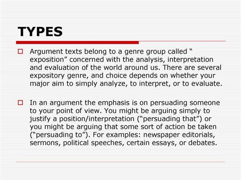 ARGUMENTS Advanced Genre-Based Writing 5-th Week - ppt download