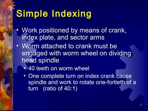 simple indexing ppt