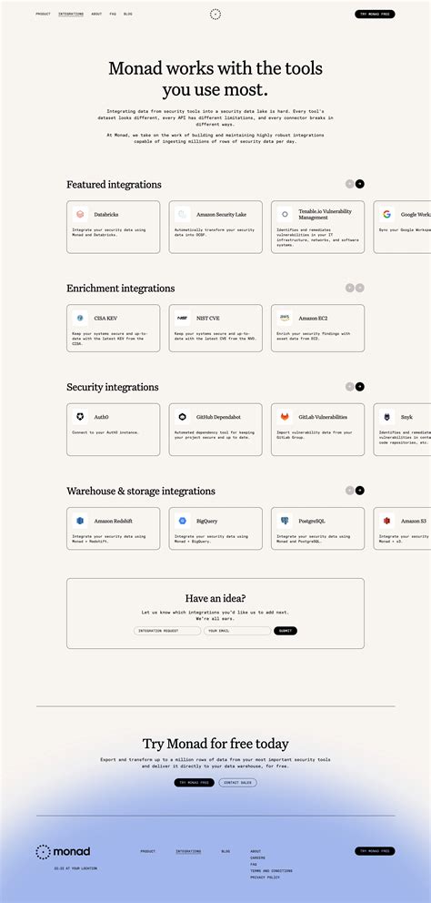 Monad Website Design Lapa Ninja