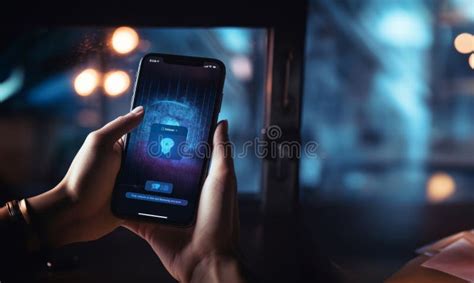 In A Cybersecurity Context Hands Hold A Smartphone Displaying A Login