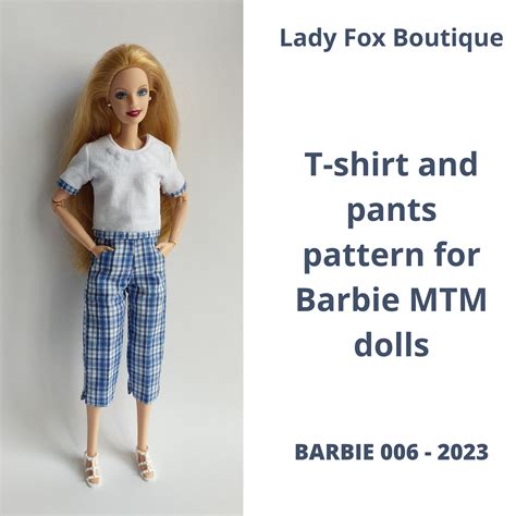 Pattern For Barbie Made To Move Dolls Inspire Uplift