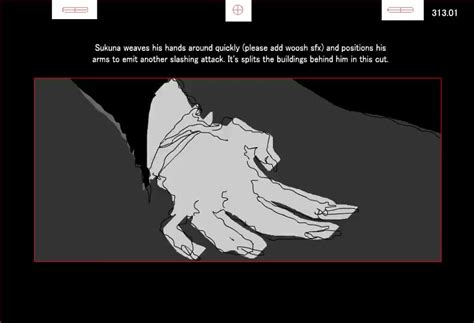 Weilin Zhangs Storyboard For An Additional Blu Ray Scene Rjujutsukaisen