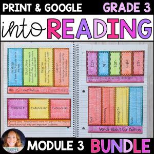 Into Reading HMH Rd Grade Module BUNDLE Supplements GOOGLE Slides Amanda Garcia Resources