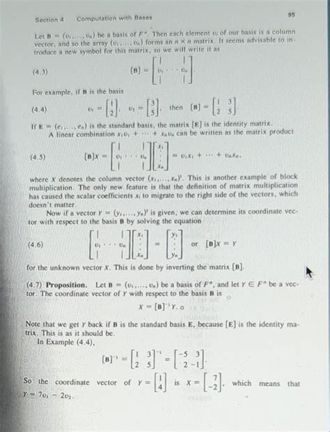 solved this linear combination form the columns of the