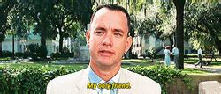 Forrest Gump Waving Hi 