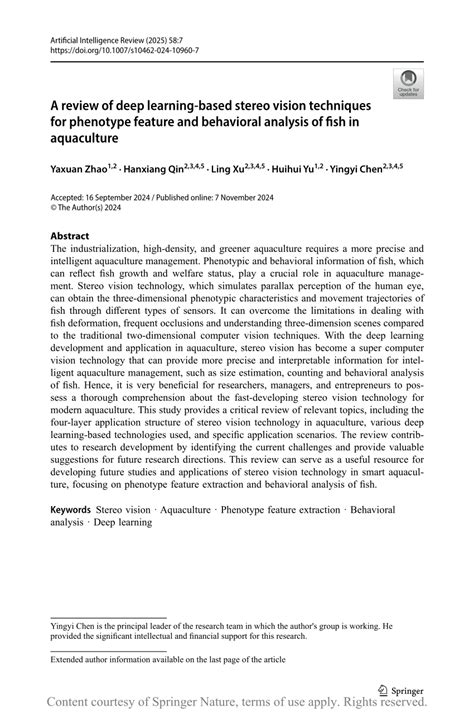 Pdf A Review Of Deep Learning Based Stereo Vision Techniques For Phenotype Feature And