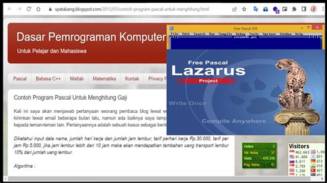 dengan compiler lazarus
