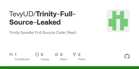 Github Tevyud Trinity Full Source Leaked Trinity Spoofer Full Source Code Real