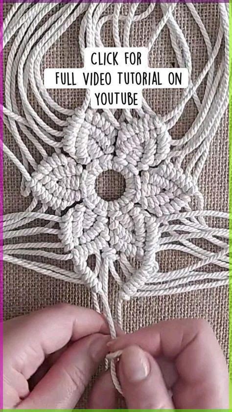 Diy Macrame Coaster Tutorial Beginner Macrame Macrame Patterns