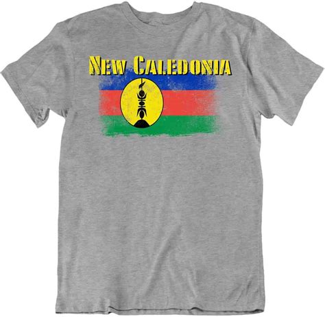 Flag T Shirt New Caledonia Fashion Country Souvenir T Tee Pride Logo