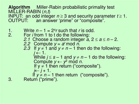 ppt primality testing its importance for cryptography powerpoint