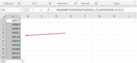 how to create random fake datasets in microsoft excel