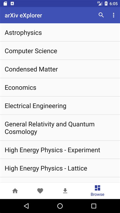 Arxiv Explorer Mobile App For F Droid Free And Open Source Android App Repository