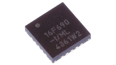 microchip pic16f690 i ml 8bit pic microcontroller pic16f 20mhz 256
