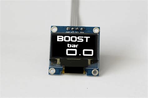 Zada Tech Oled Digital Single Boost Gauge Bar Extra Large Digits Ml Performance