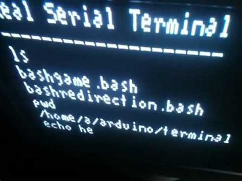 Arduino Serial Terminal Mapnew