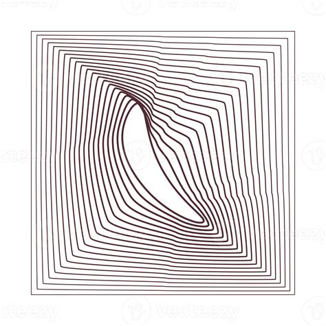 Beautiful Curved Lines Pattern Blended Together 18837434 Png