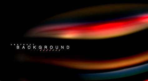 검은 배경에 초록 물결 라인 유체 레인 보우 스타일 컬러 줄무늬 프레 젠 테이 션 애플 리 케이 션 배경 배너 또는 포스터에 대