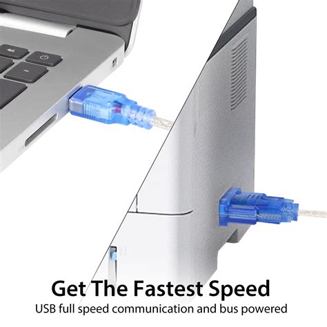 Getuscart Yacsejao Usb To Serial 9 Pin Adapter Db9 Male Rs 232 To Usb 2 0 Converter Cable For