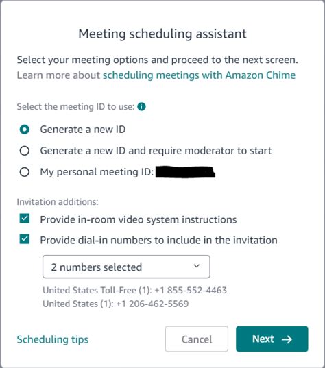 Updates To Scheduling Meetings With Amazon Chime Amazon Chime Help Center