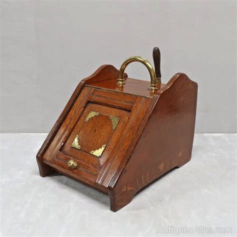 Antiques Atlas Victorian Oak Coal Scuttle Box
