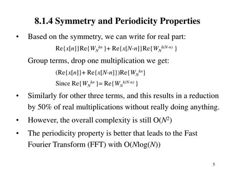Ppt 8 1 Introduction 8 2 Goertzel Algorithm 8 3 Fast Fourier