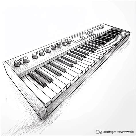 Keyboard Coloring Pages Free And Printable