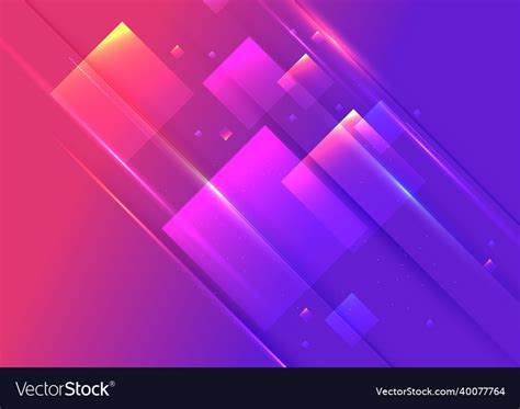 Abstract Geometric Composition Forms Modern Vector Image