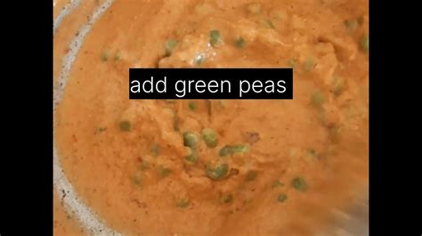 How To Make Mutter Panner At Home Youtube