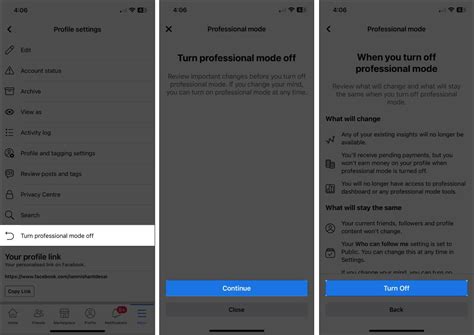 How To Turn On Or Off Professional Mode On Facebook