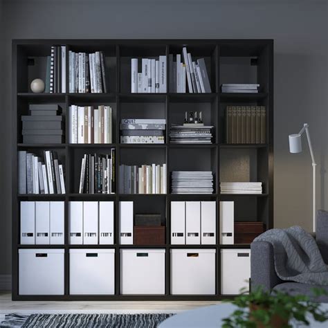 Kallax Shelf Unit Black Brown 715 8x715 8 Ikea