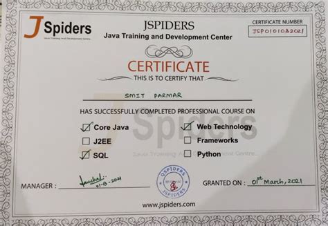 Smit Parmar On Linkedin Java Sql Programming