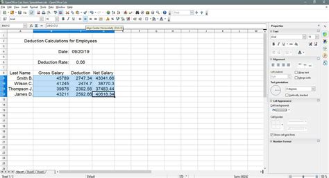 Open Office Calc Basic Spreadsheet Tutorial