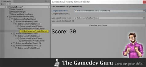 unity optimization your scene hierarchy is robbing you thegamedev guru
