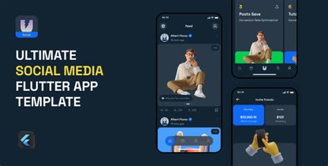 Utilmate Social Flutter App Template Codemarket