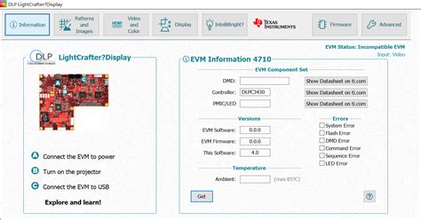 How To Re Flash The MSP Image Of DLP EVM Board DLP Products Forum DLP Products