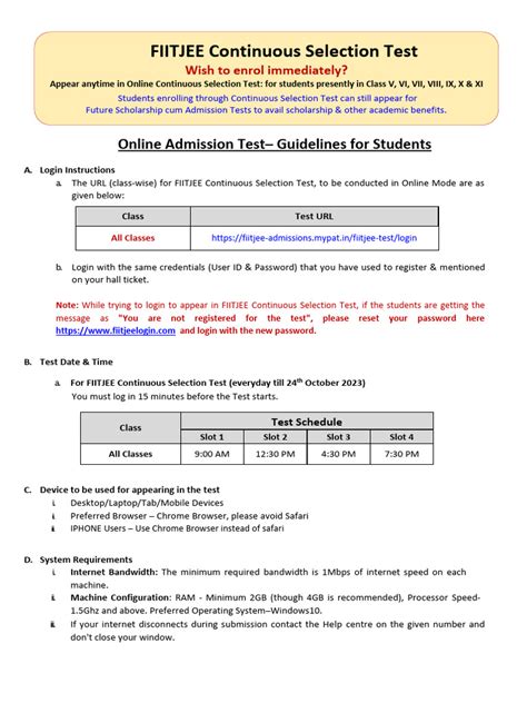 Guidelines Continuous Selection Test Pdf Safari Web Browser Computing