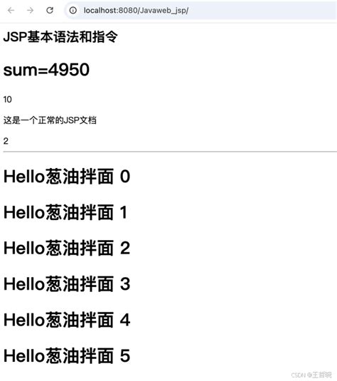 第五章 Jspjsp程序设计 Csdn博客