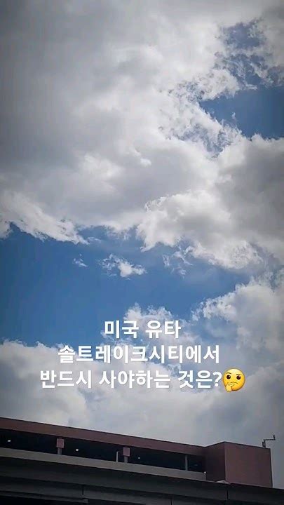 미국 유타 솔트레이크시티에서 반드시 사야하는 것은 미국여행 유타주 솔트레이크시티 Youtube