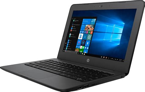 Best Buy Hp Stream Laptop Intel Celeron Gb Memory Gb Emmc Flash Memory Textured Linear