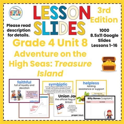 4th Grade 3rd Edition Unit 8 Adventure On The High Seas Treasure Island Ckla
