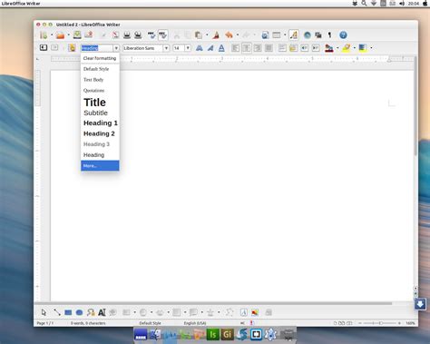 Styles And Formatting Di Libreoffice Writer