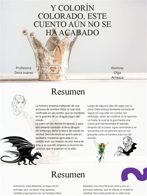 Y Colorín Colorado Este Cuento Aún No Se Ha Acabado Presentación Pdf