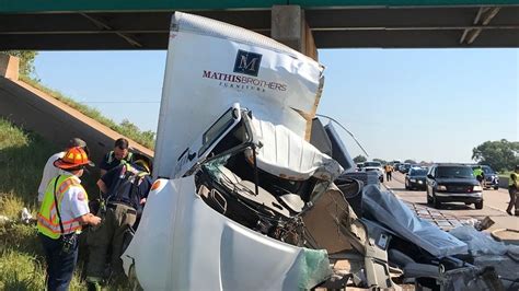 Ohp Semi Collides With Bridge On H E Bailey Turnpike Near Chickasha