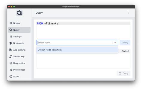 Running Your First Query Actyx Developer